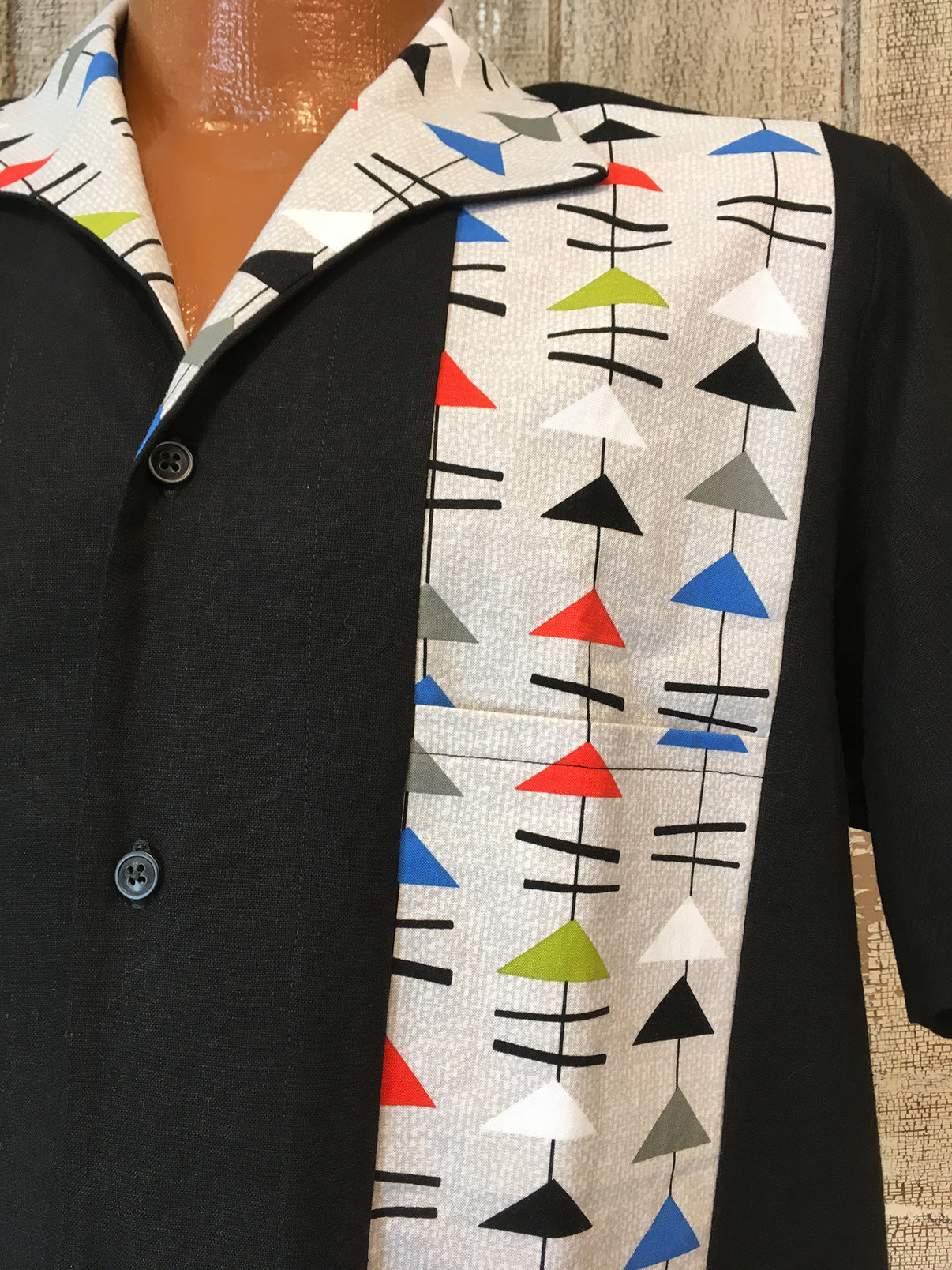 Martini Shirt- Sable/ Mobiles – Regalia Handmade Clothing